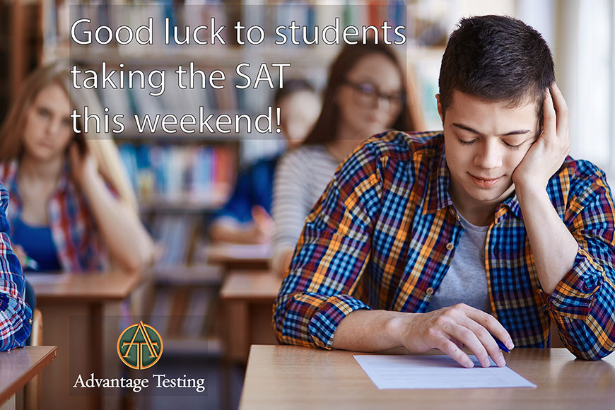 Wishing great results for all students taking the January SAT ...